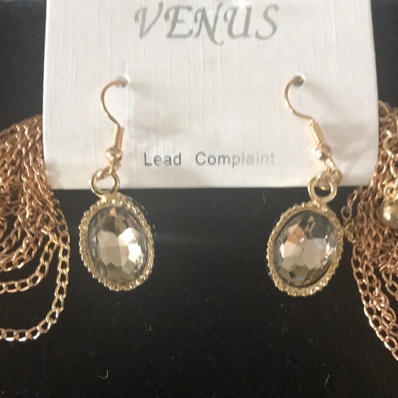 VENUS | Jewelry | Nwt Venus Gemstone Beaded Necklace And Earrings ...